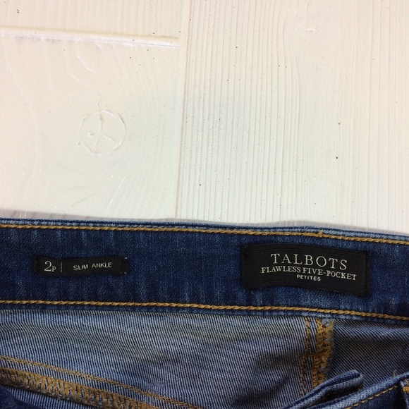 Talbots | Jeans | Talbots Women Slim Ankle Jeans Wash Denim Sz 2p ...
